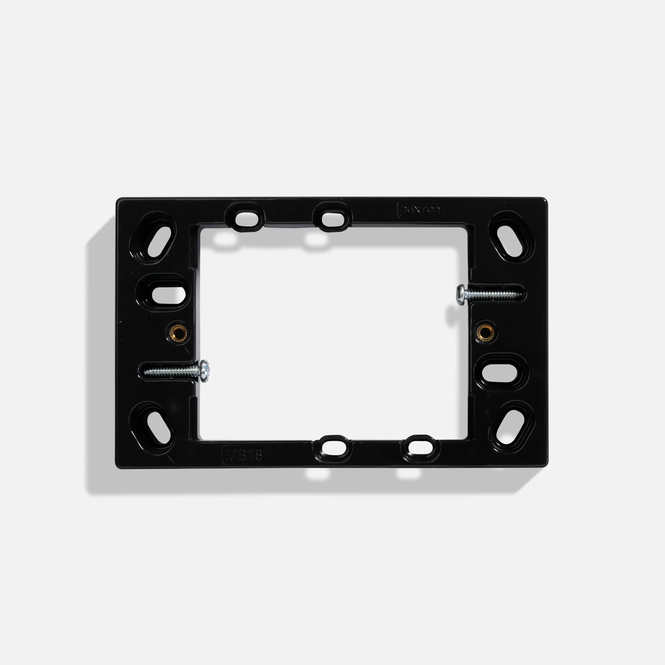 Black shallow mounting block 18mm - Dexton
